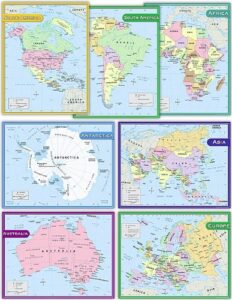 teacher created resources continents set (9899)