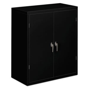 assembled storage cabinet, 36w x 18-1/4d x 41 3/4h, black