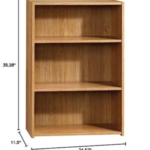 Sauder Beginnings 3-Shelf Bookcase, Highland Oak finish