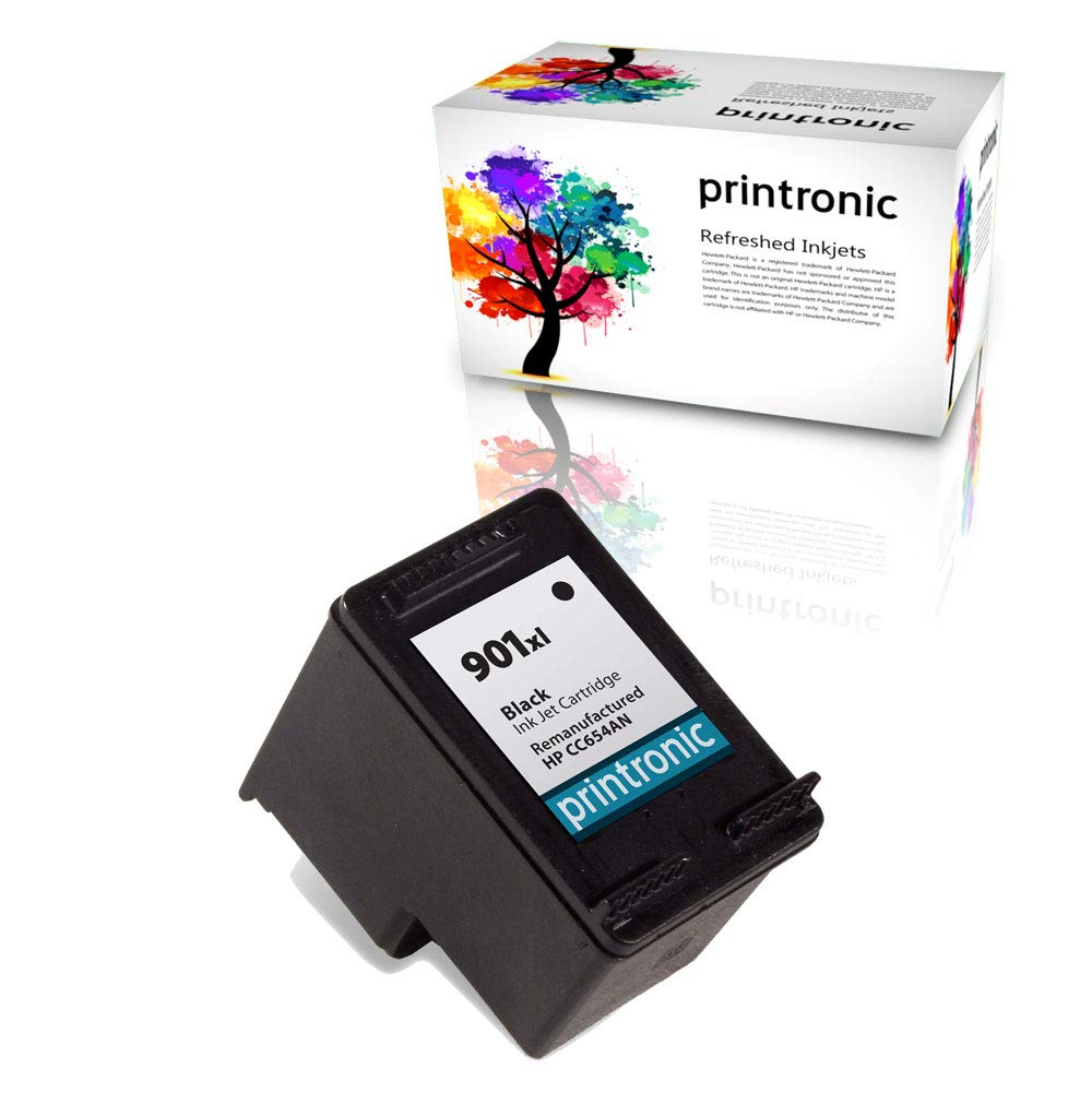 Printronic Remanufactured Ink Cartridge Replacement for HP 901XL for Officejet 4500 J4580 J4660 J4550 J4540 J4524 Printers (1 Black)