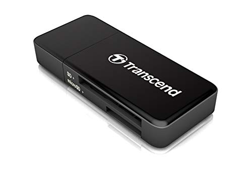 Transcend TS-RDF5K USB 3.1 SDHC/SDXC/microSDHC/SDXC Card Reader, Black