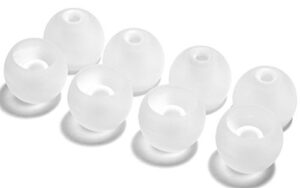 synsen replacement silicone earbud tips compatible with apple ipod in-ear ma850g/a earphones (medium)