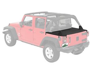 pavement ends by bestop 41829-35 black diamond cargo cover for 2007-2018 jeep wrangler jk unlimited