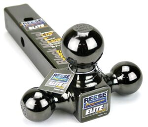 reese towpower 7039800 triple ball mount, black nickel, versatile and universal