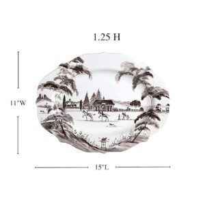 Juliska Country Estate Flint 15" Serving Platter Stable