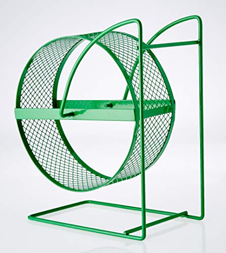 Living World Deluxe Exercise Wheel, Hamster and Small Animal Wheel, Green