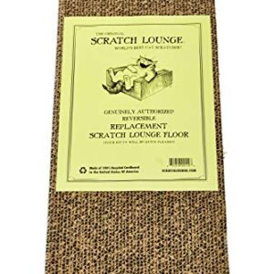 Scratch Lounge Floor Refill - for XL 13x22 Cat Scratcher - Floor Replacement Scratch Pad - Heavy Duty Durable Lasts 10x Longer Than Conventional Scratchers