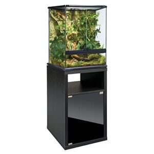 exo terra terrarium cabinet, small - reptile and amphibian terrarium stand - measures 17.88 w x 17.88 d x 27.75 h inches