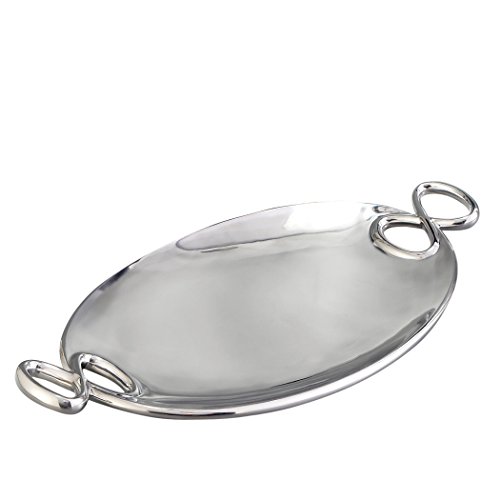 Nambè Infinity Serving Platter, 12 by 22-Inch