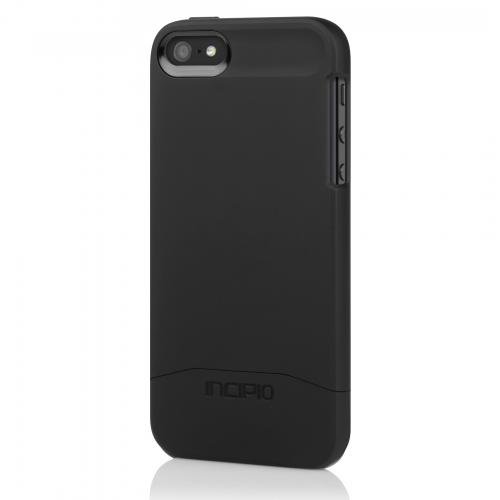 Incipio IPH-900 Edge Case for iPhone 5 - Black - Retail Packaging - Black