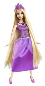 mattel disney princess sparkle rapunzel doll