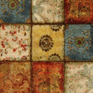 Mohawk Home Free Flow Artifact Panel Patchwork Accent Area Rug, 2'6"x3'10", Multi