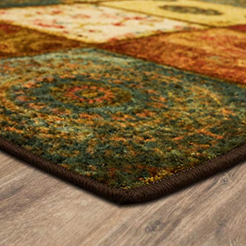 Mohawk Home Free Flow Artifact Panel Patchwork Accent Area Rug, 2'6"x3'10", Multi