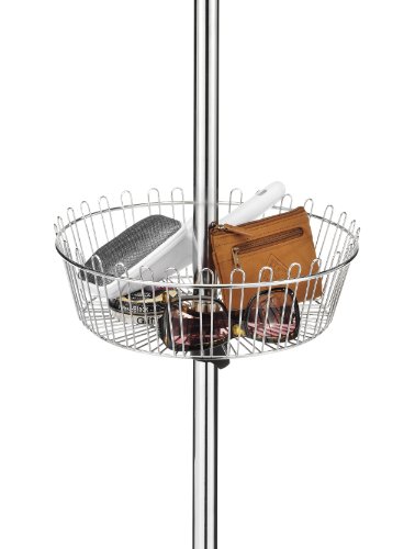 Whitmor 6 Tier Floor-To-Ceiling Shoe Spinner - Adjustable with Basket