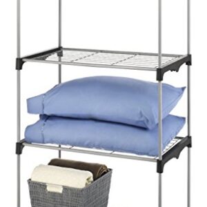 Whitmor 4 Tier Shelf Tower - Closet Storage Organizer