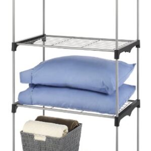 Whitmor 4 Tier Shelf Tower - Closet Storage Organizer