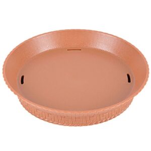 G.E.T. RB-894-TER Round Serving Basket with Base, 7.27", Terra Cotta (Set of 12)