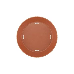 G.E.T. RB-894-TER Round Serving Basket with Base, 7.27", Terra Cotta (Set of 12)