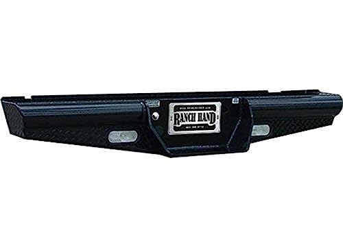 Ranch Hand BBF080BLSL Rear Bumper with Skirts, Lights and Sensor for Ford HD