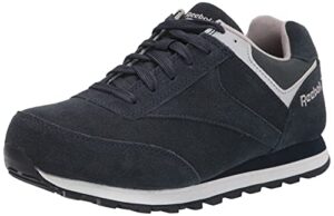 reebok mens leelap work safety toe industrial construction shoe, navy blue, 9.5 us