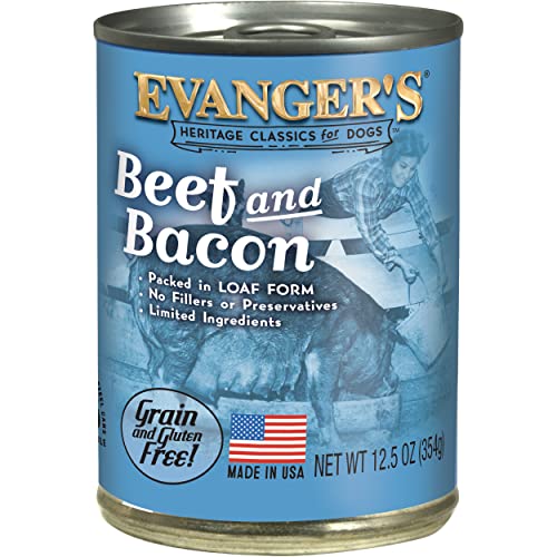 Evanger's Heritage Classics Beef & Bacon for Dogs - 12, 12.5 oz Cans