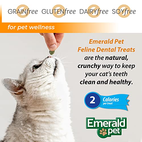 Feline Dental Treats — Tasty and Crunchy Cat Dental Treats Grain Free — Natural Dental Treats to Clean Cat Teeth, Freshen Cat Breath, and Reduce Plaque and Tartar Buildup — Chicken Treats, 3 oz