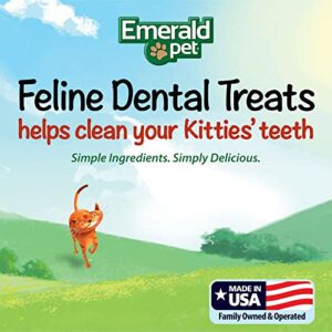 Feline Dental Treats — Tasty and Crunchy Cat Dental Treats Grain Free — Natural Dental Treats to Clean Cat Teeth, Freshen Cat Breath, and Reduce Plaque and Tartar Buildup — Chicken Treats, 3 oz