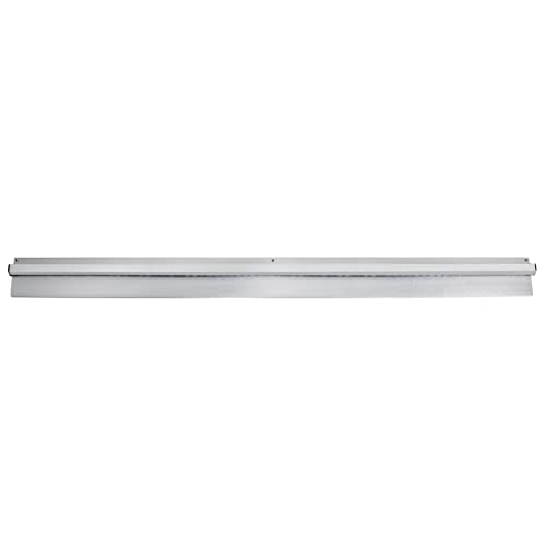 New Star Foodservice 23985 Anodized Aluminum Slide Check Rack, 48-Inch, Silver