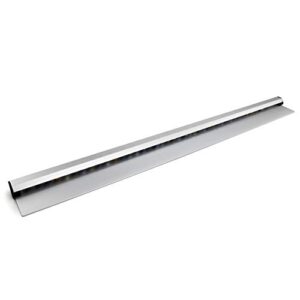 New Star Foodservice 23985 Anodized Aluminum Slide Check Rack, 48-Inch, Silver