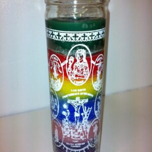 7 African Powers (Las Siete Potencias Africanas) 7 Day 7 Color Unscented Candle in Glass