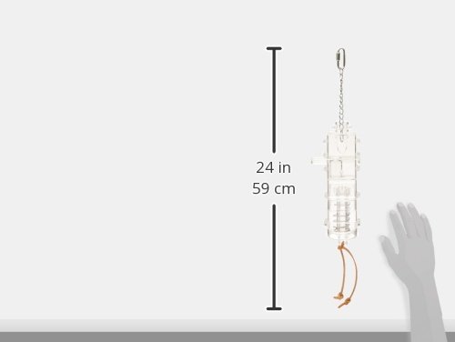 Creative Foraging Systems+E487 Tug 'N Slide Tower Pet Feeder, 11 by 4.5 by 4.5-Inch