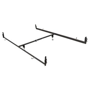 glideaway drcv1l bed rail system - adjustable steel drop rail kit to convert full size beds to fit queen size mattresses - suitable for antique beds - hook-in attachments