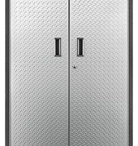 Gladiator GALG36CKXG Ready-To-Assemble Mobile Storage Cabinet 36" W x 66" H x 18" D Steel Garage Cabinet