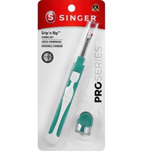 singer grip n rip seam ripper, 6-inch, teal