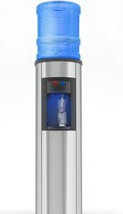 Absolu Stainless Steel Water Cooler, Matchin Stainless Cover-RoomTemp/Cold - Made in North America