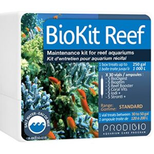 Prodibio Bio Reef Kit, Maintenance, Saltwater, 30/ 1mL vials, 30 gal and up