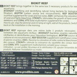 Prodibio Bio Reef Kit, Maintenance, Saltwater, 30/ 1mL vials, 30 gal and up