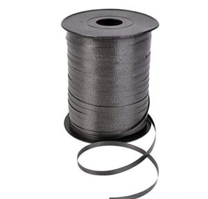 curling ribbon 3/16 inch x 500 yards black pkg/1