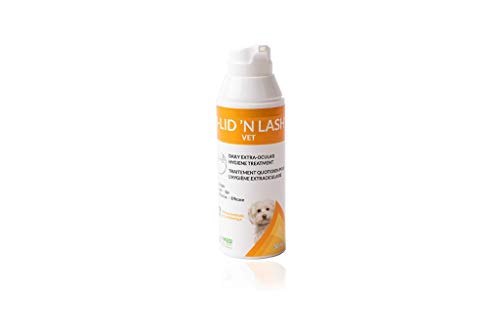 I-LID ’N LASH Vet Pump Pet Tear Stain Remover for Dogs (50 ml) | Prevents Eye Tear Stains | Odor Eye Cleaner | Cats & Dogs Tear Stain Remover with Hyaluronic Acid | Non Antibiotic Eye Wash Solution