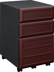 ameriwood home pursuit mobile file cabinet, cherry