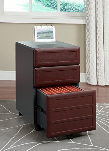 Ameriwood Home Pursuit Mobile File Cabinet, Cherry