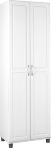 systembuild kendall 24" utility storage cabinet - white