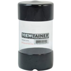 viewtainer storage container, 2.75-inch by 5-inch, black