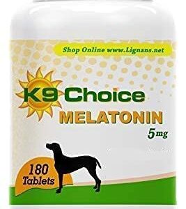 K9 Choice 5mg Melatonin Chewable Tablets - 180ct Bottle, Specially Formulated Melatonin for Dogs