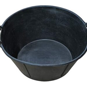 Little Giant Rubber Utility Tub Durable & Versatile Rubber Tub (6.5 Gallon) (Item No. DF650D)