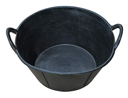 Little Giant Rubber Utility Tub Durable & Versatile Rubber Tub (6.5 Gallon) (Item No. DF650D)