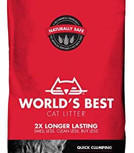 World's Best Cat Litter, Clumping Litter Formula for Multiple Cats, 28-Pounds