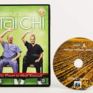 Gentle, Sitting Tai Chi DVD - Basic Healing Exercise Tai Chi Exercises To Rejuvenate, Energize and De-Stress; for Beginners, Seniors, And Those With Joint Pain, Back Pain and More