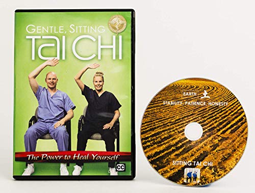 Gentle, Sitting Tai Chi DVD - Basic Healing Exercise Tai Chi Exercises To Rejuvenate, Energize and De-Stress; for Beginners, Seniors, And Those With Joint Pain, Back Pain and More