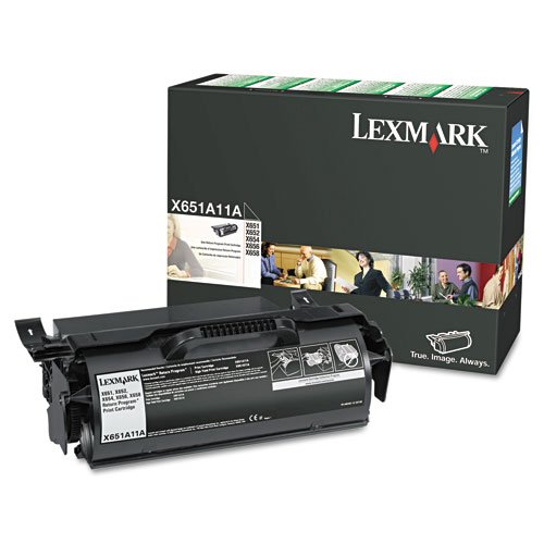 Lexmark X651A11A Toner, 7000 Page-Yield, Black-- by BND 734646073707 X651A11A